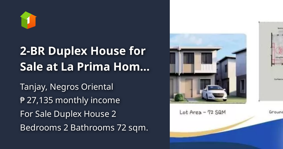 2-BR Duplex House for Sale at La Prima Homes in Tanjay Negros Oriental ...