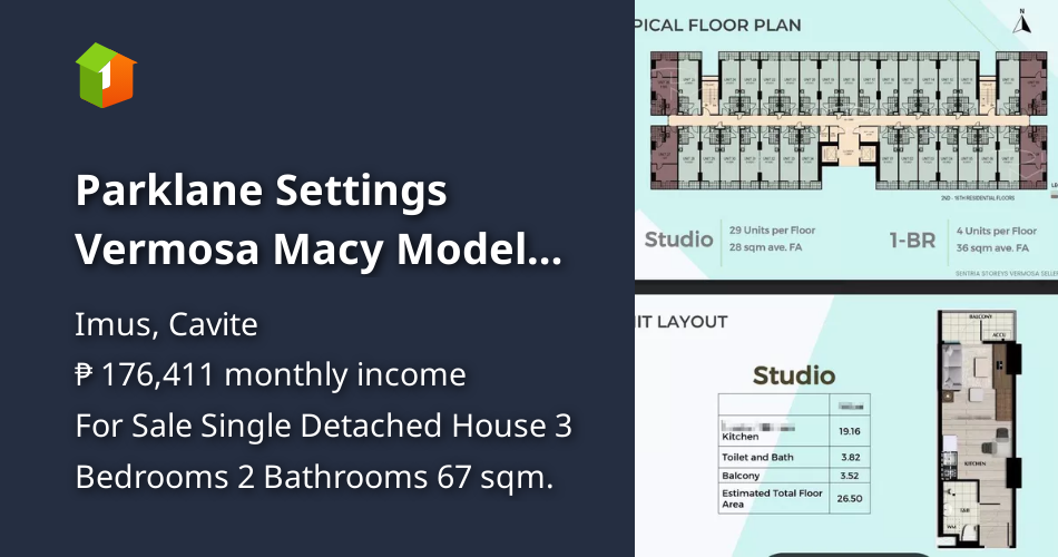 Parklane Settings Vermosa Macy Model House and lot [Houses and Lots 🏘️ ...