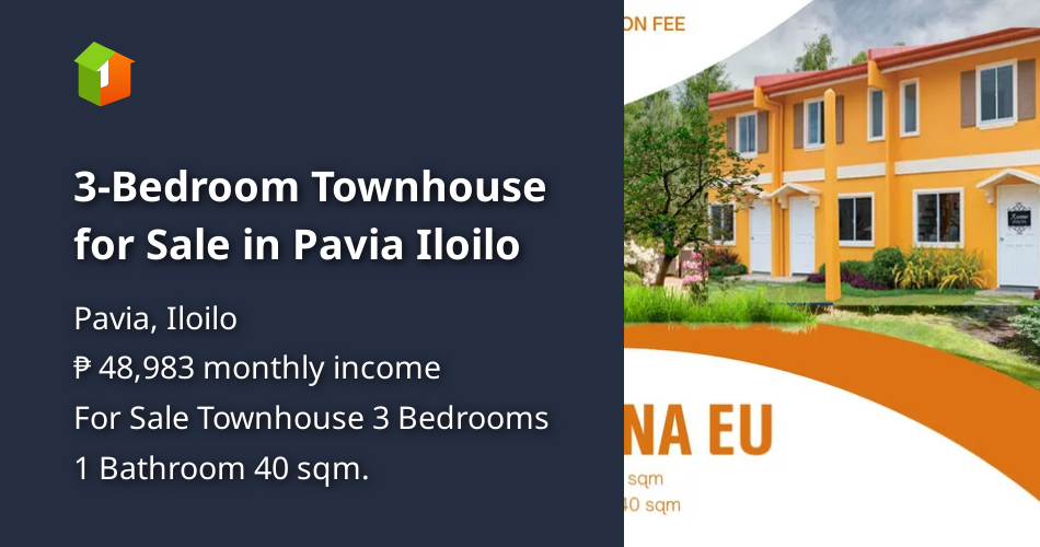 3-Bedroom Townhouse for Sale in Pavia Iloilo [Houses and Lots 🏘️] (April 2023) in Pavia, Iloilo ...
