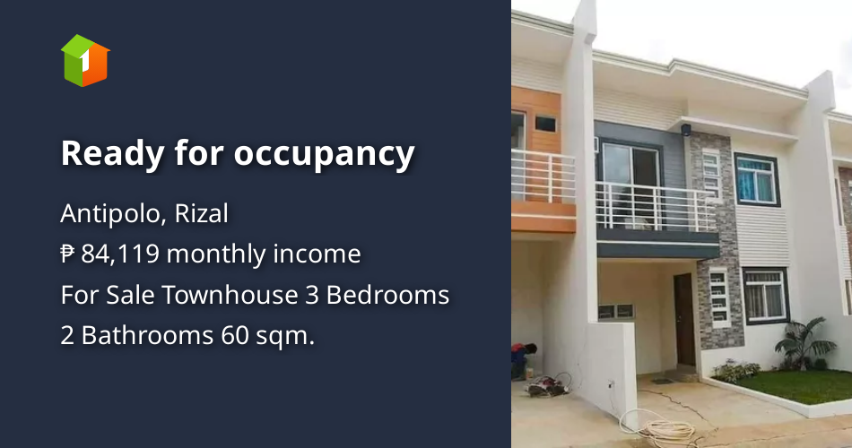 Ready for occupancy [Houses and Lots 🏘️] (April 2024) in Antipolo ...