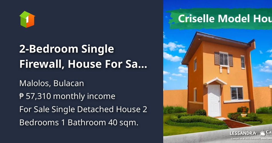 2-Bedroom Single Firewall, House For Sale in Matungao Bulakan [Houses ...
