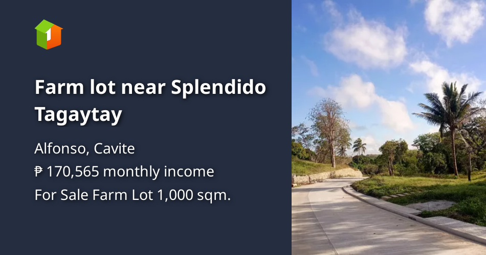 Farm lot near Splendido Tagaytay [Lots 🚜] (May 2025) in Alfonso, Cavite for sale