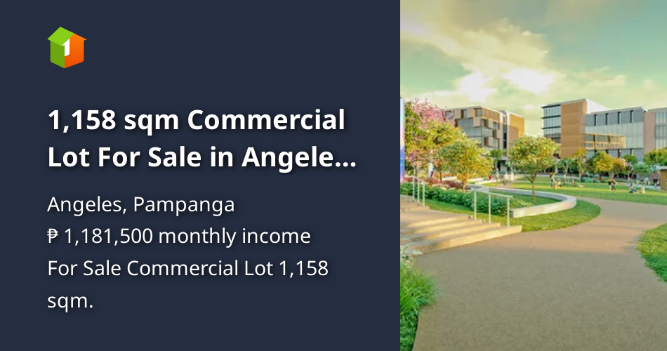 1,158 sqm Commercial Lot For Sale in Angeles Pampanga [Lots 🚜] (January ...