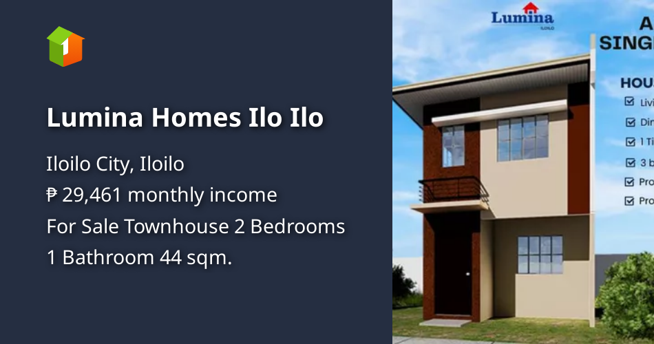 Lumina Homes Ilo Ilo [Houses and Lots 🏘️] (February 2024) in Iloilo ...