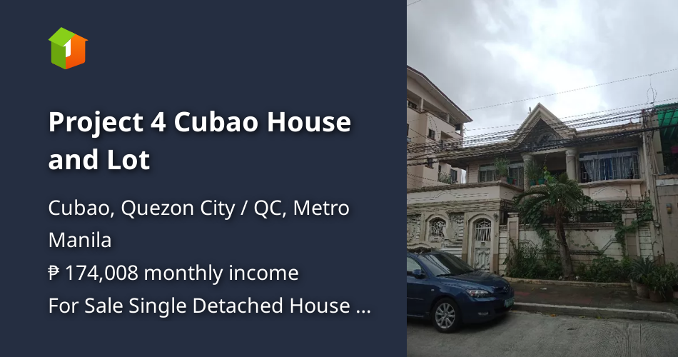 Project 4 Cubao House and Lot [Houses and Lots 🏘️] (September 2024) in ...