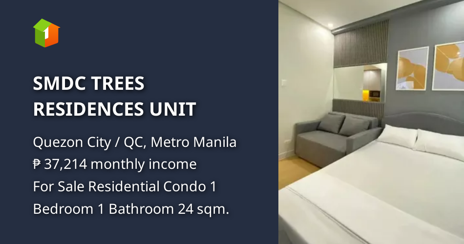 SMDC TREES RESIDENCES UNIT [Condos 🏙️] (May 2026) in Quezon City / QC ...