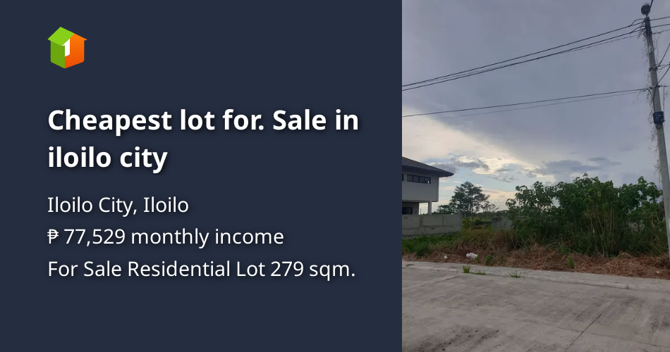 Cheapest lot for. Sale in iloilo city [Lots 🚜] (March 2026) in Iloilo ...