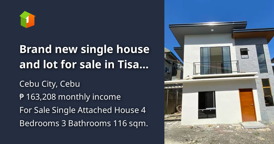 Brand new single house and lot for sale in Tisa Cebu City [Houses and ...