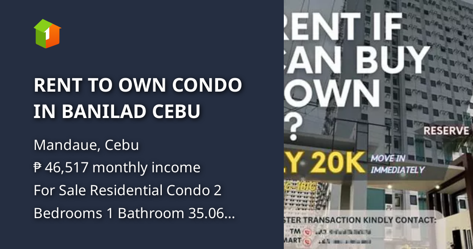 RENT TO OWN CONDO IN BANILAD CEBU [Condos 🏙️] (February 2024) in ...