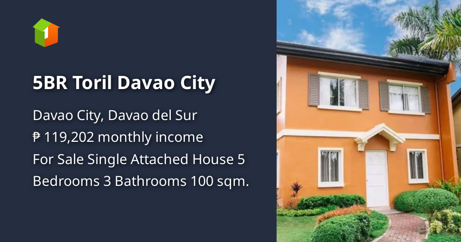 5BR Toril Davao City [Houses and Lots 🏘️] (April 2024) in Davao City ...