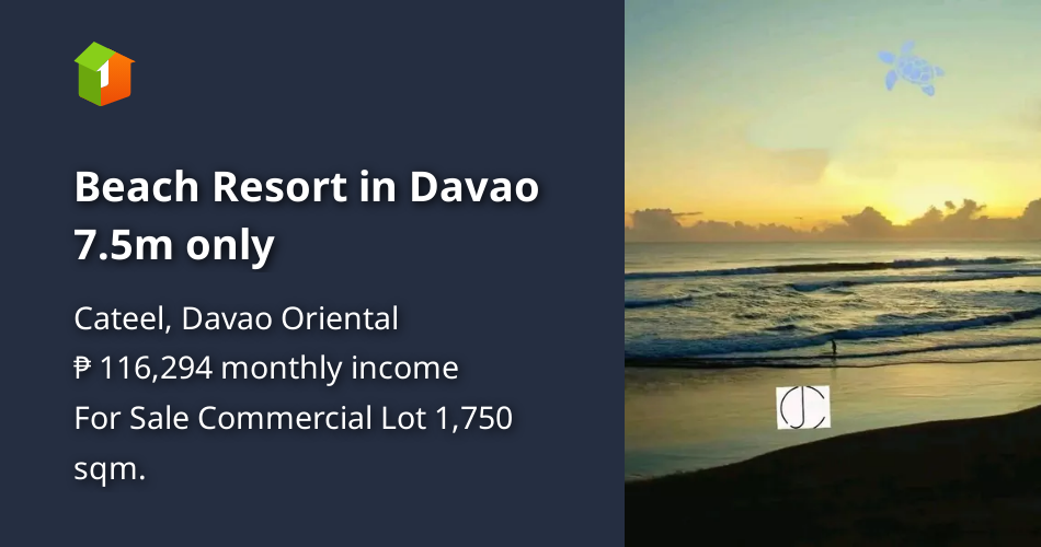 Beach Resort in Davao 7.5m only [Lots 🚜] (March 2026) in Cateel, Davao ...