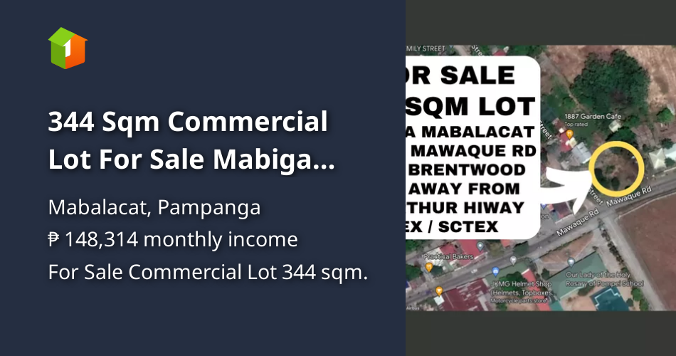 344 Sqm Commercial Lot For Sale Mabiga Mabalacat Along Mawaque Road ...