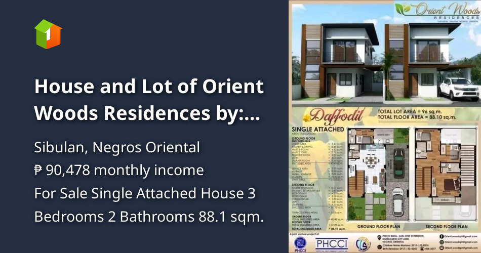 House and Lot of Orient Woods Residences by: CLS [Houses and Lots 🏘️ ...