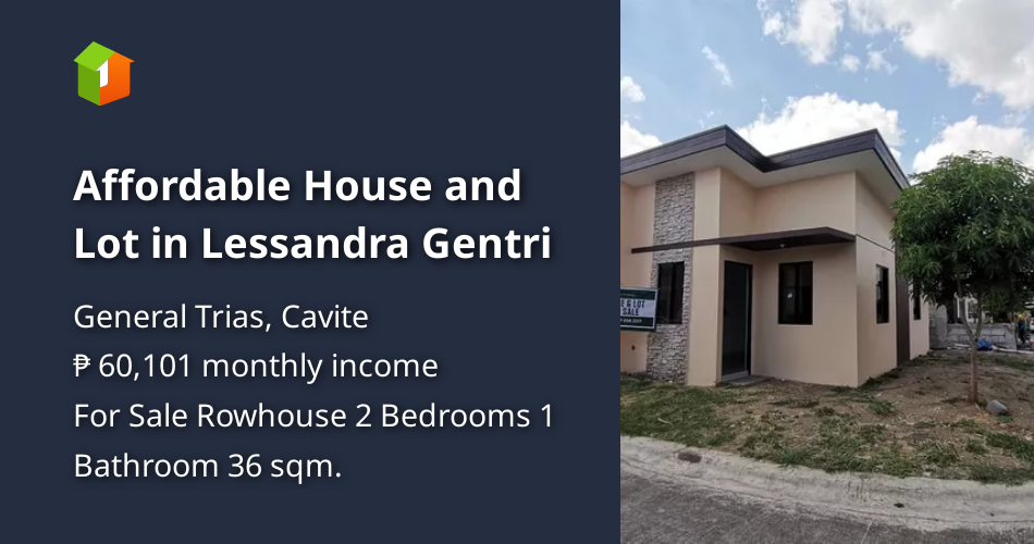 Affordable House and Lot in Lessandra Gentri [Houses and Lots 🏘️] (May ...