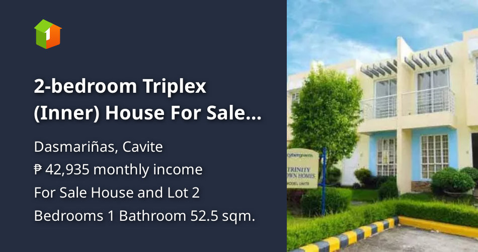 2-bedroom Triplex (Inner) House For Sale in Dasmarinas Cavite - Trinity - Suntrust [Houses and ...