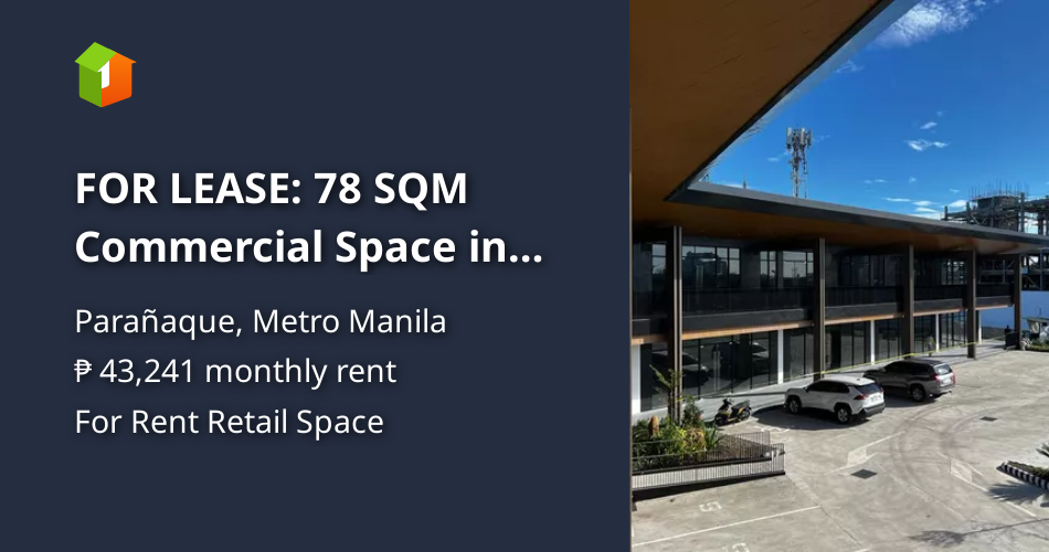 FOR LEASE: 78 SQM Commercial Space in Petron East Arcade, C5 Ext Rd ...