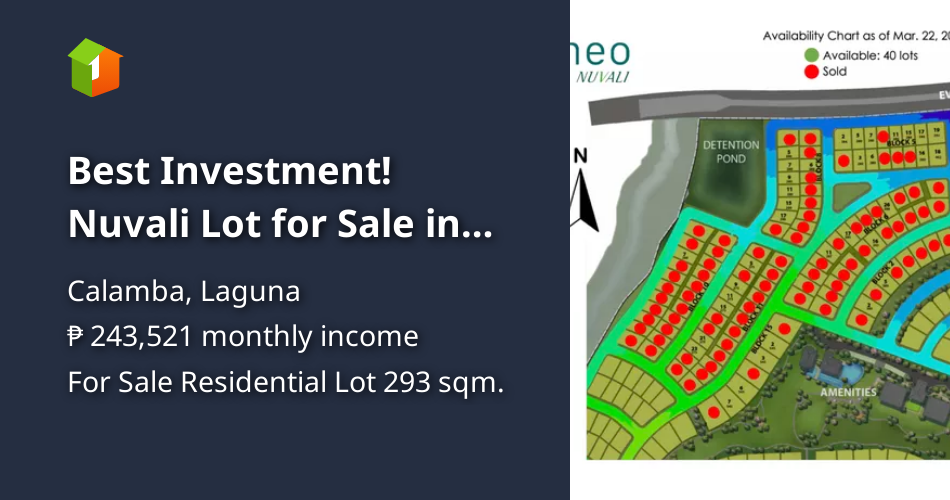 Best Investment! Nuvali Lot for Sale in Sereneo Alveo, 293 sqm [Lots 🚜 ...