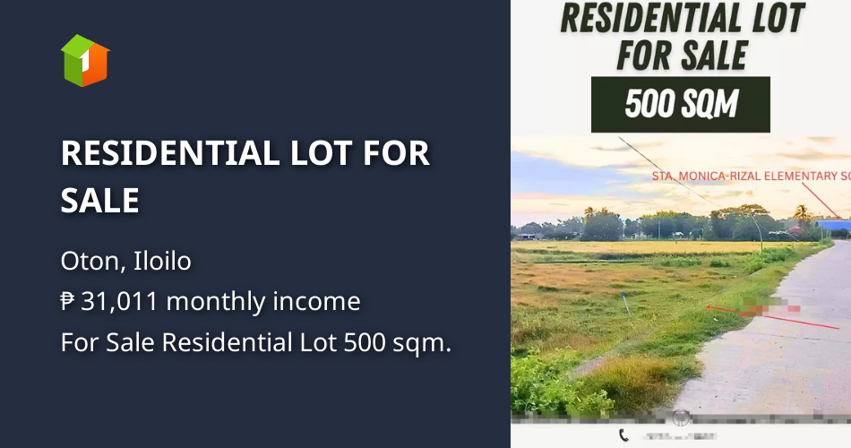 RESIDENTIAL LOT FOR SALE [Lots 🚜] (July 2025) in Oton, Iloilo for sale