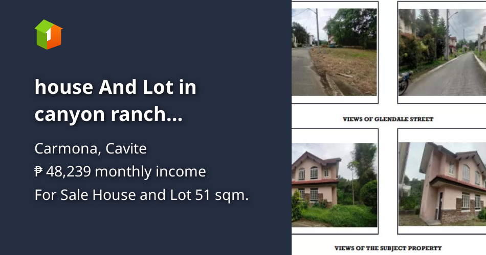 House And Lot in canyon ranch subdivision Carmona cavite [Houses and ...