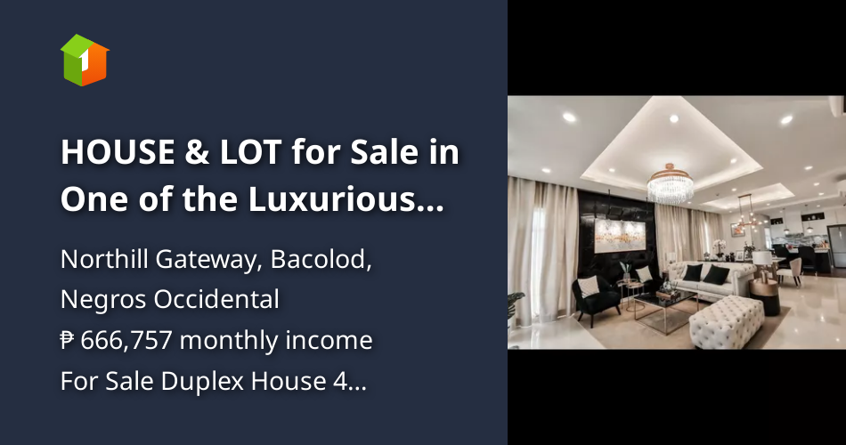 HOUSE & LOT for Sale in One of the Luxurious and Private Subdivision in ...