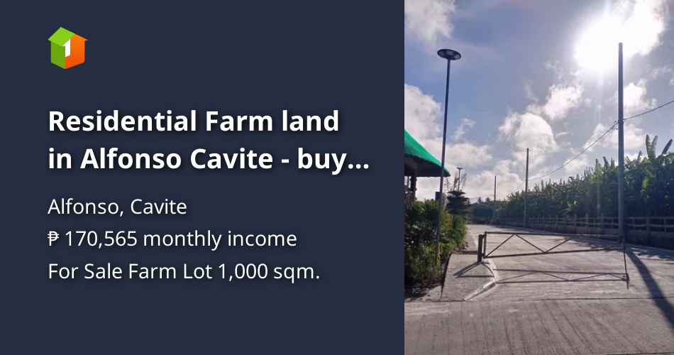 Residential Farm land in Alfonso Cavite - buy now [Lots 🚜] (February ...