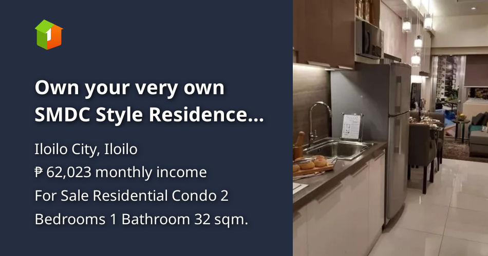 Own your very own SMDC Style Residences Condominium for sale Iloilo ...