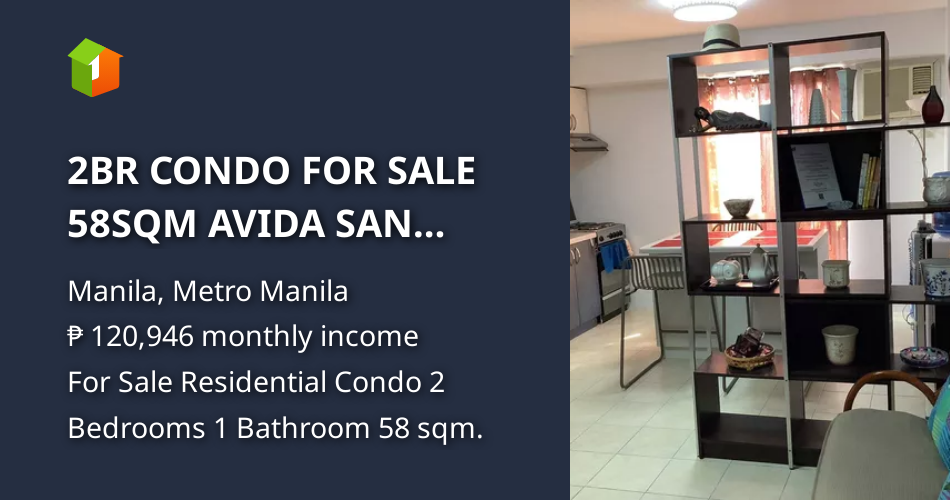 2BR CONDO FOR SALE 58SQM AVIDA SAN LAZARO MANILA [Condos 🏙️] (July 2025) in Manila, Metro Manila ...