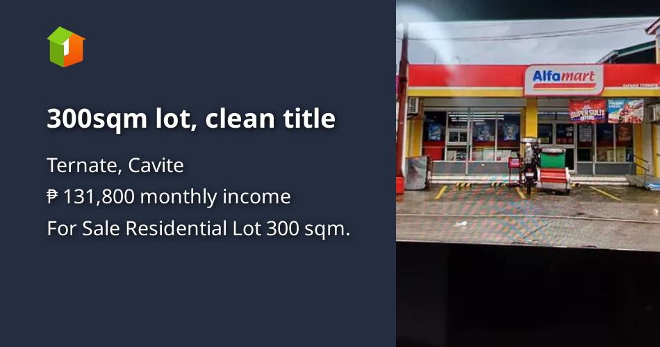 300sqm lot, clean title [Lots 🚜] (November 2025) in Ternate, Cavite for ...