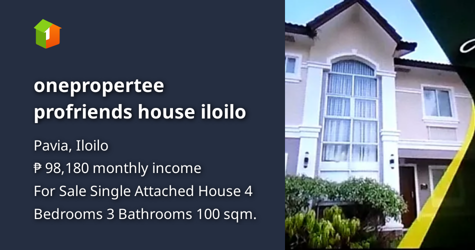 Onepropertee profriends house iloilo [Houses and Lots 🏘️] (April 2026 ...