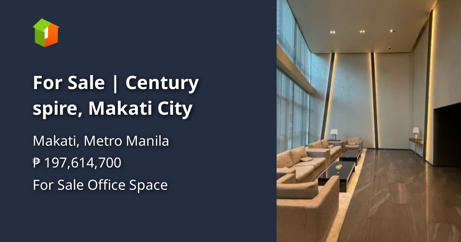 For Sale | Century spire, Makati City [Commercial Properties 🏭] (June ...