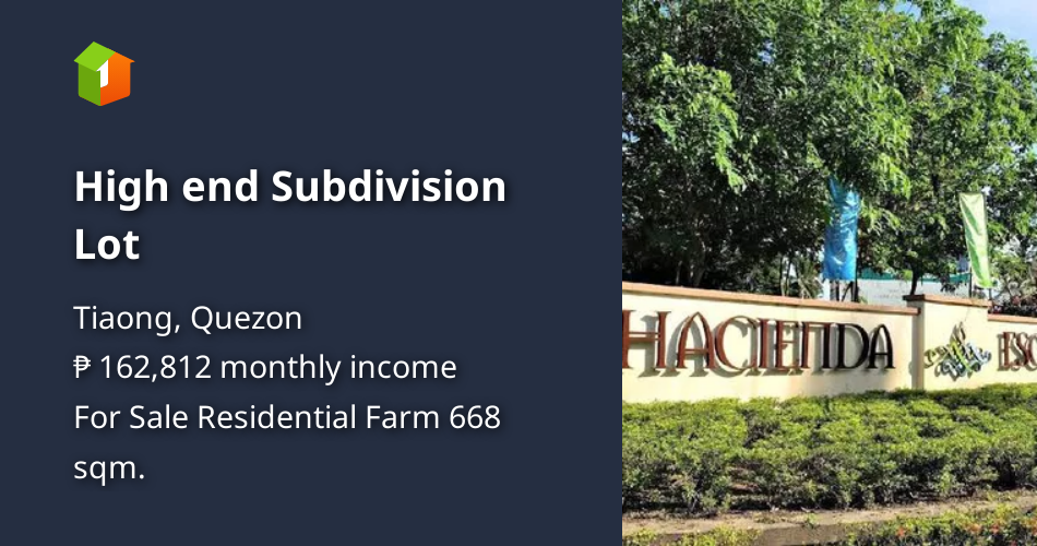 High end Subdivision Lot [Lots 🚜] (March 2026) in Tiaong, Quezon for sale