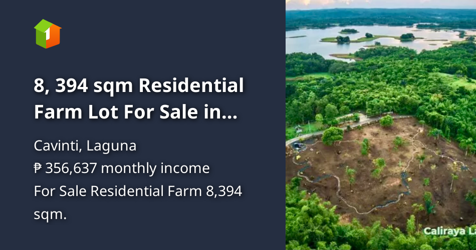 8, 394 sqm Residential Farm Lot For Sale in Cavinti Laguna Philippines ...