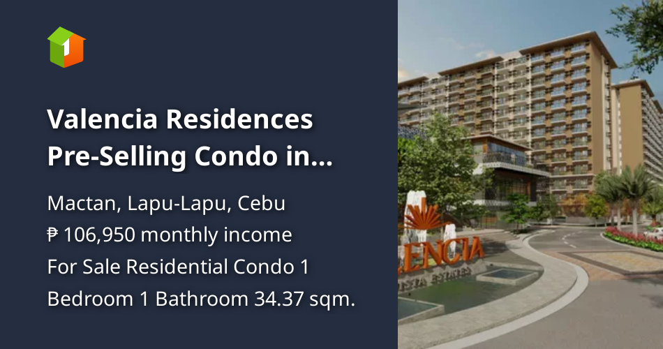 Valencia Residences Pre-Selling Condo in Mactan-Lapu-Lapu City, Cebu ...