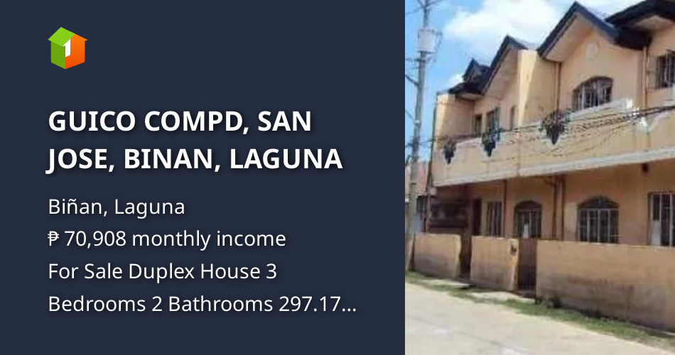 GUICO COMPD, SAN JOSE, BINAN, LAGUNA [Houses and Lots 🏘️] (December ...