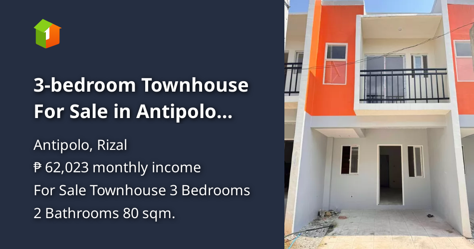 3-bedroom Townhouse For Sale in Antipolo Rizal - BLOOMFIELD HEIGHTS ANTIPOLO [Houses and Lots 🏘️ ...