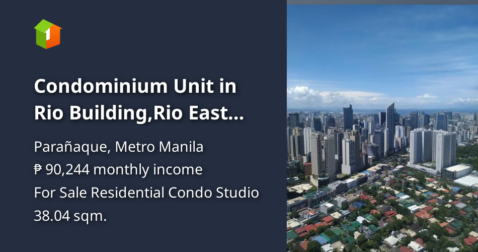 Condominium Unit in Rio Building,Rio East Azure Urban Resort Residence ...
