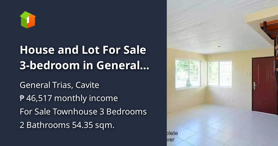 House and Lot For Sale 3-bedroom in General Trias near CALAX [Houses ...