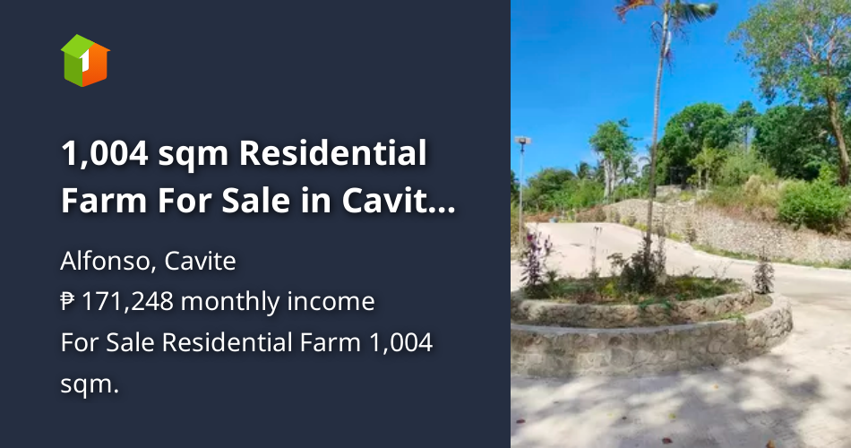 1,004 sqm Residential Farm For Sale in Cavite near Tagaytay [Lots 🚜] (September 2025) in Alfonso ...
