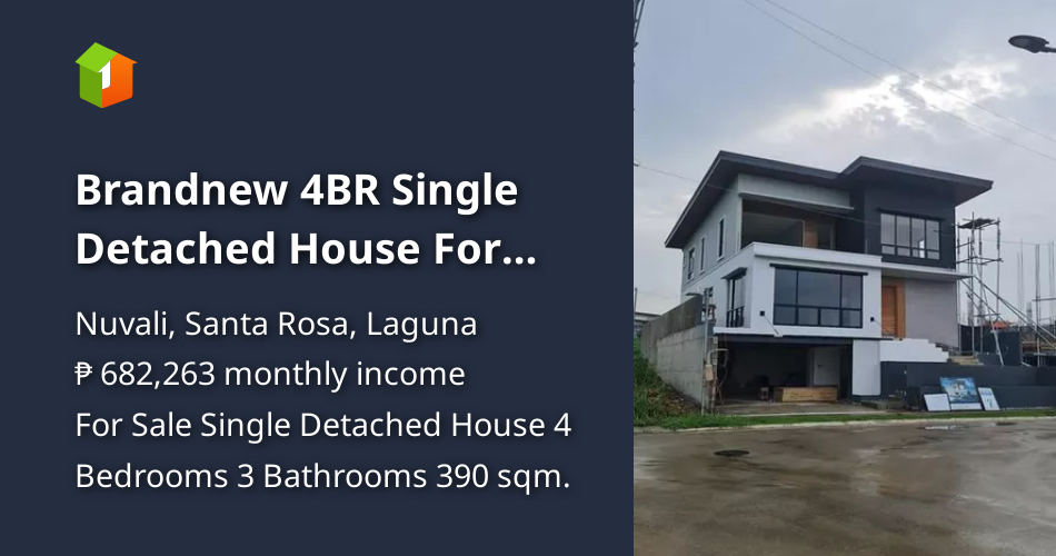 Brandnew 4BR Single Detached House For Sale, Nuvali Santa Rosa Laguna [Houses and Lots 🏘️ ...