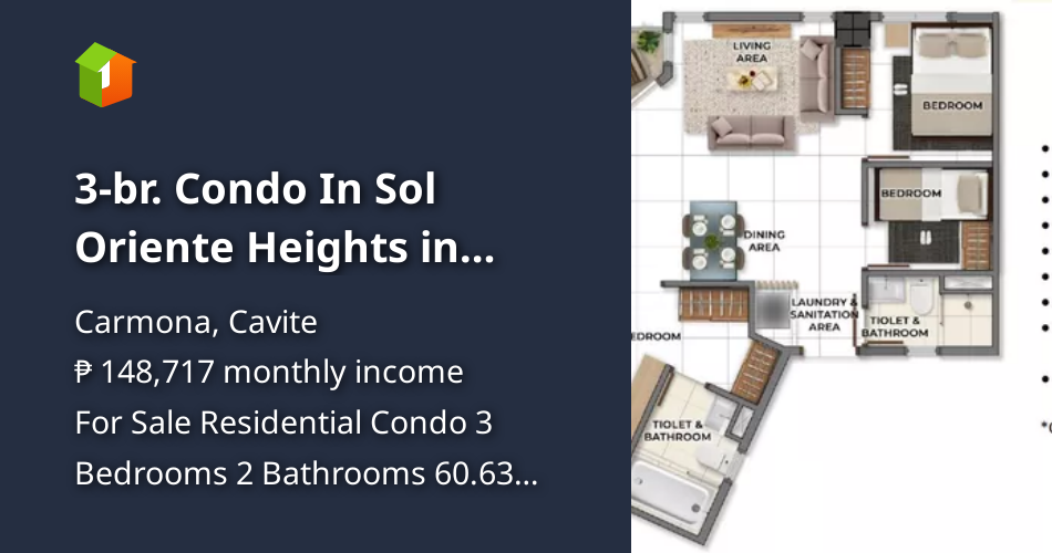 3-br. Condo In Sol Oriente Heights in Carmona Cavite [Condos 🏙️ ...