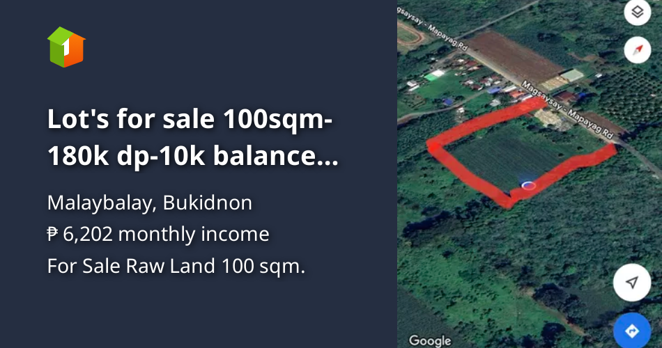 Lot's for sale 100sqm-180k dp-10k balance 2years to pay [Lots 🚜] (June ...