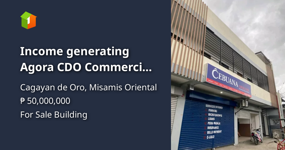 Income generating Agora CDO Commercial Building [Commercial Properties ...