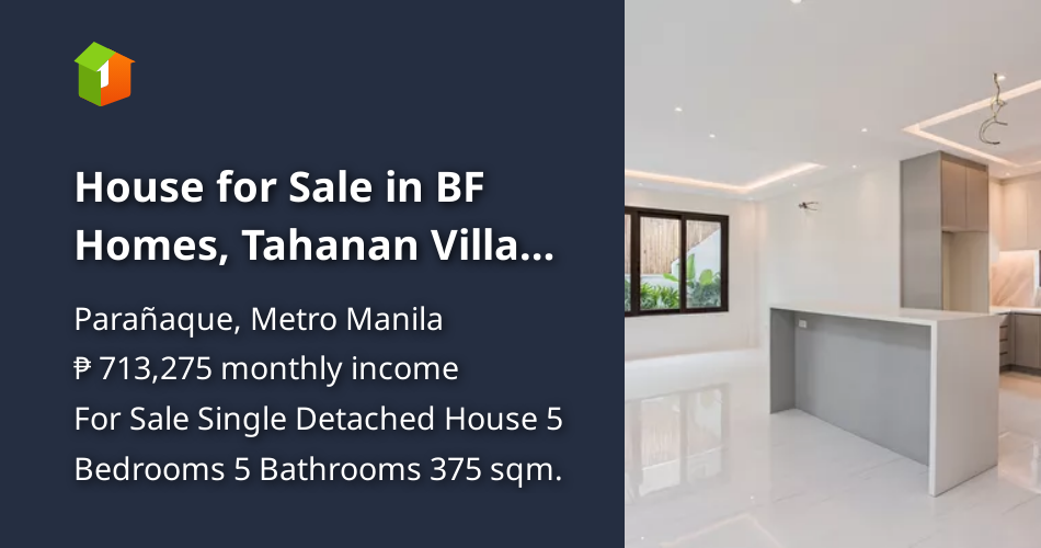 House for Sale in BF Homes, Tahanan Village 46M! [Houses and Lots 🏘️ ...