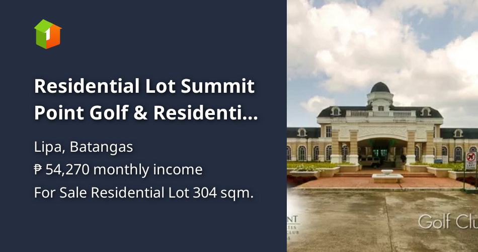 Residential Lot Summit Point Golf & Residential Estate, Lipa City [Lots ...