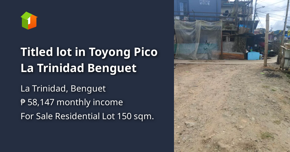 Titled lot in Toyong Pico La Trinidad Benguet [Lots 🚜] (September 2025 ...