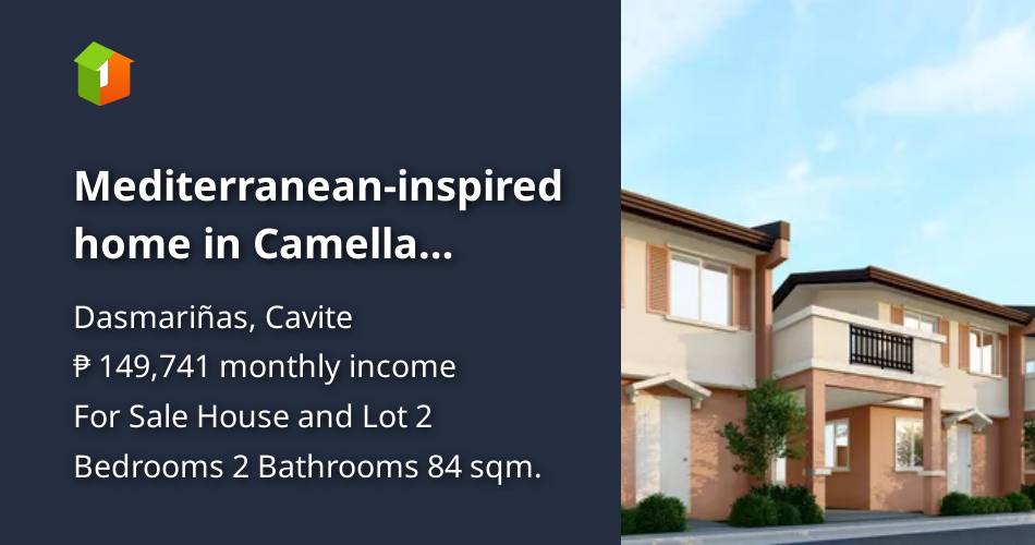 Mediterranean-inspired home in Camella Dasma Island Park community ...