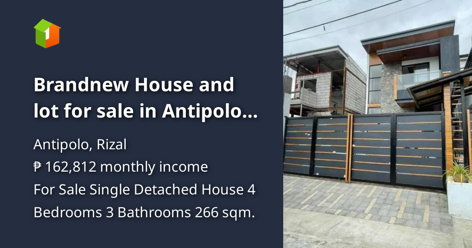 Brandnew House and lot for sale in Antipolo Valley Subdivision [Houses ...
