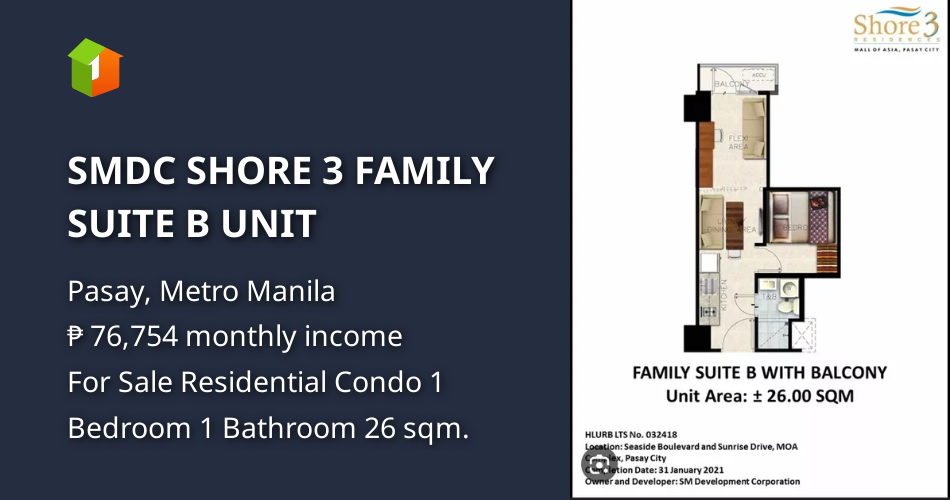 SMDC SHORE 3 FAMILY SUITE B UNIT [Condos 🏙️] (May 2026) in Pasay, Metro ...