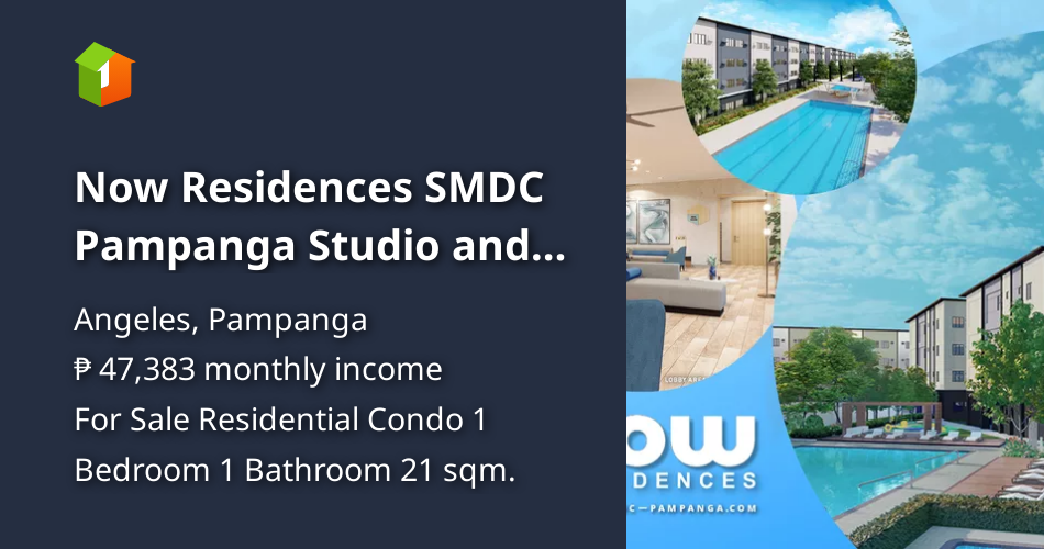 Now Residences SMDC Pampanga Studio and 1bedroom condominium nr Clark ...