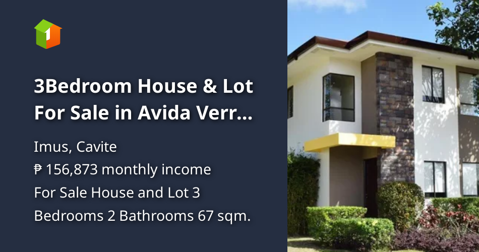 3Bedroom House & Lot For Sale in Avida Verra Settings Vermosa by Ayala ...